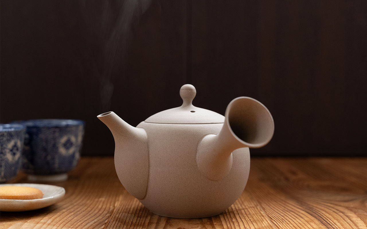 常滑焼の急須 茶こし不要 | IROIRO（まる）- JINSUI